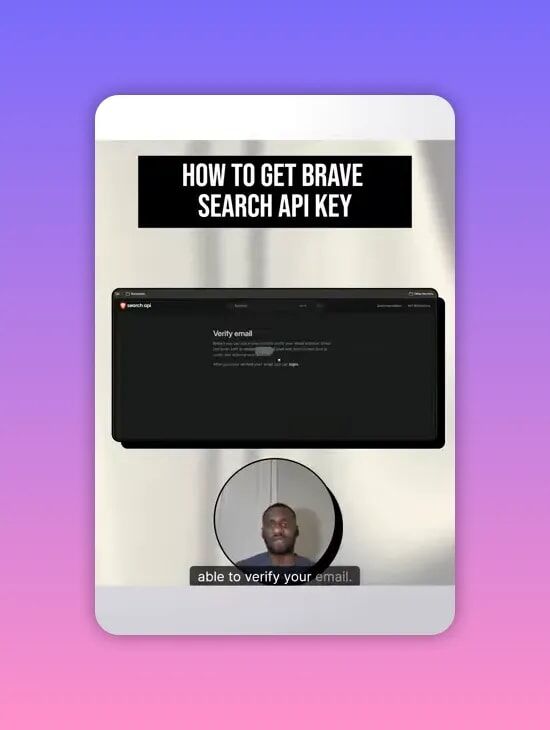How To Get A Brave Search API Key