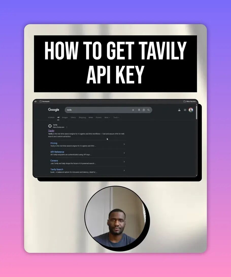How To Get Tavily API Key